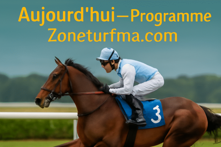 Programmes PMU d’aujourd’hui – Courses et rapports en direct
